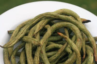 Grilled Pole Beans Recipe | Sarah's Cucina Bella