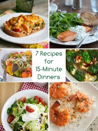 Dinner in a Flash: 7 Recipes for 15-Minute Dinners | Sarah's Cucina Bella