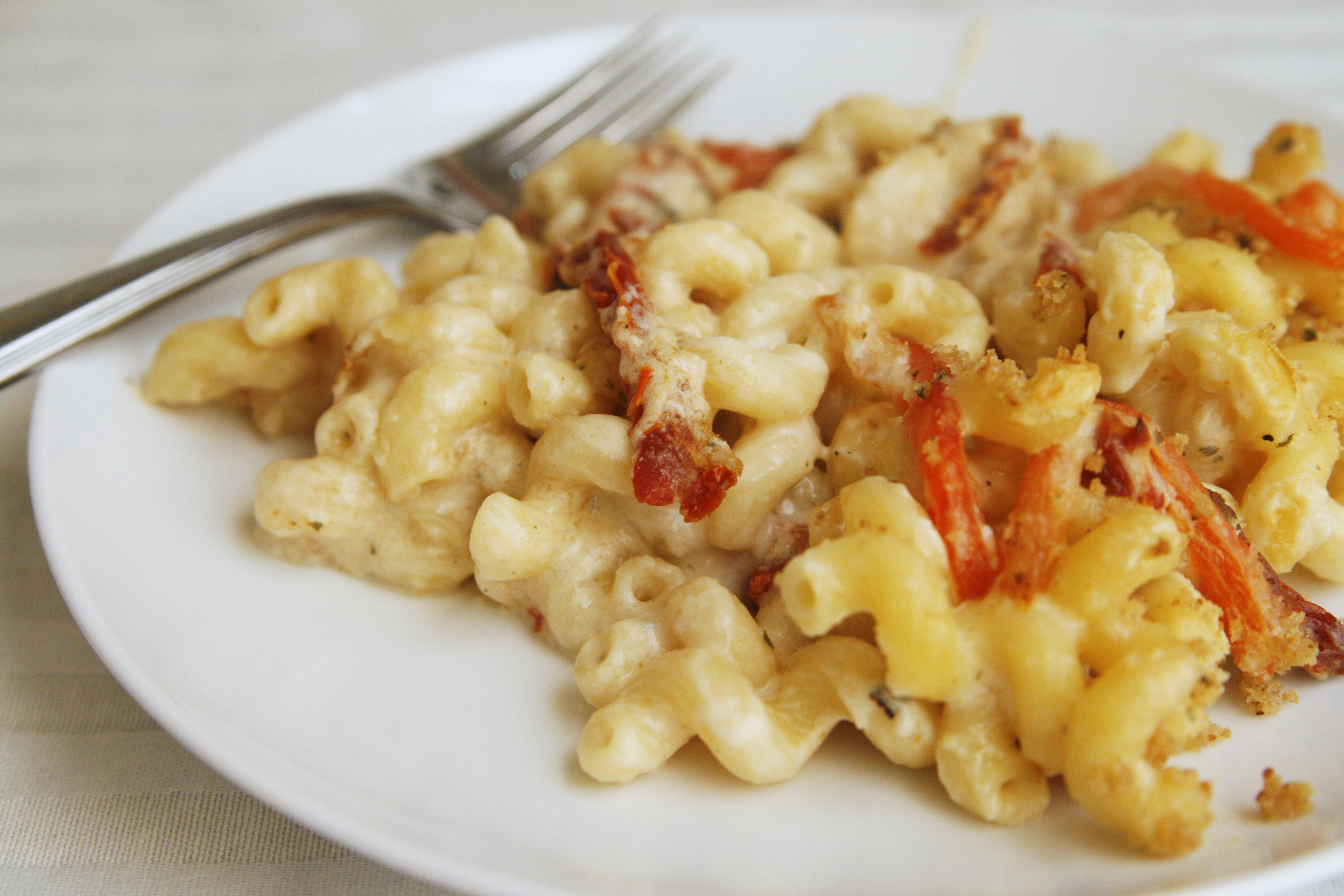 Baked Chicken Pasta with Smoked Gouda Sauce Recipe