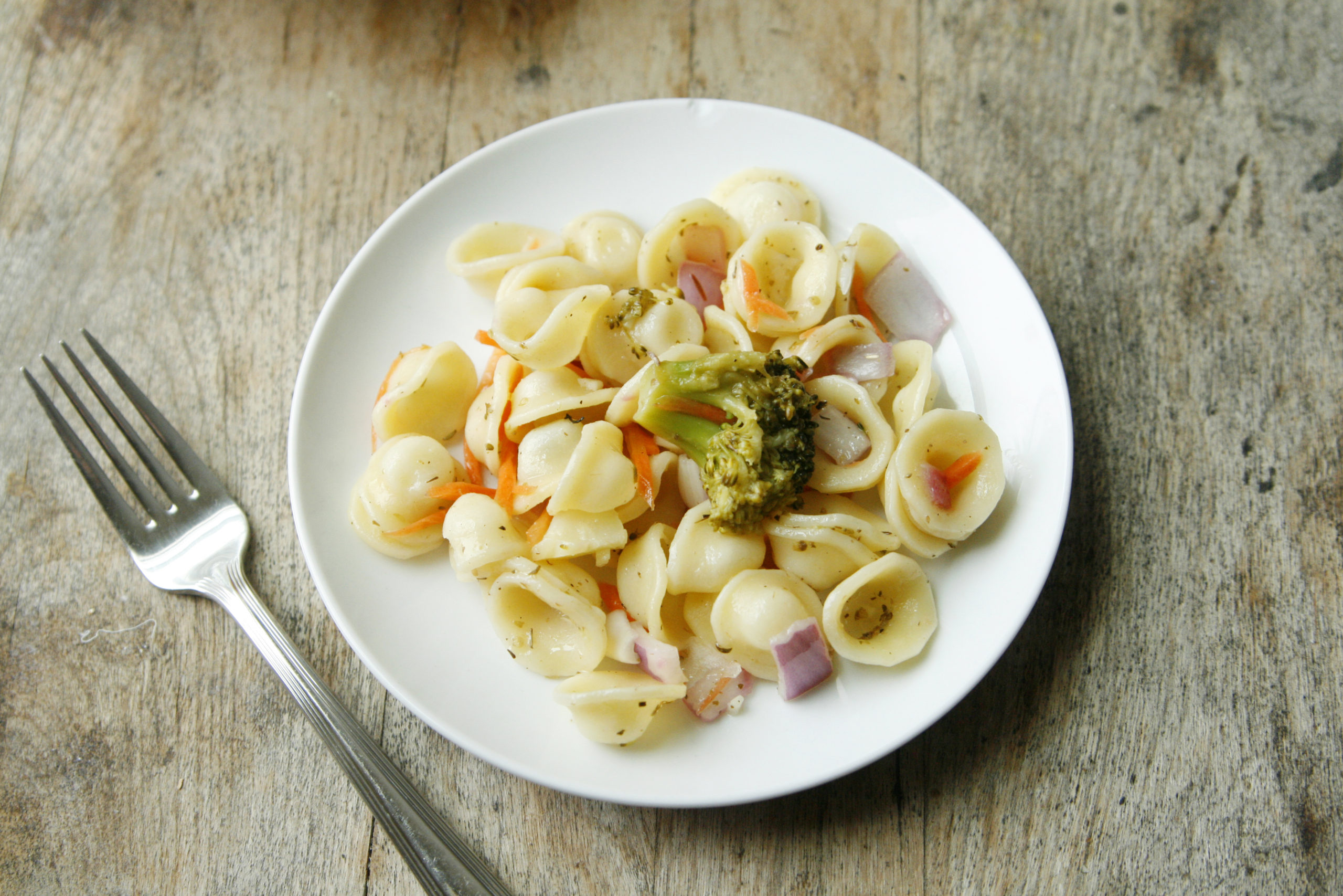 Orecchiette Pasta Salad with Lemon and Oregano | Sarah's Cucina Bella