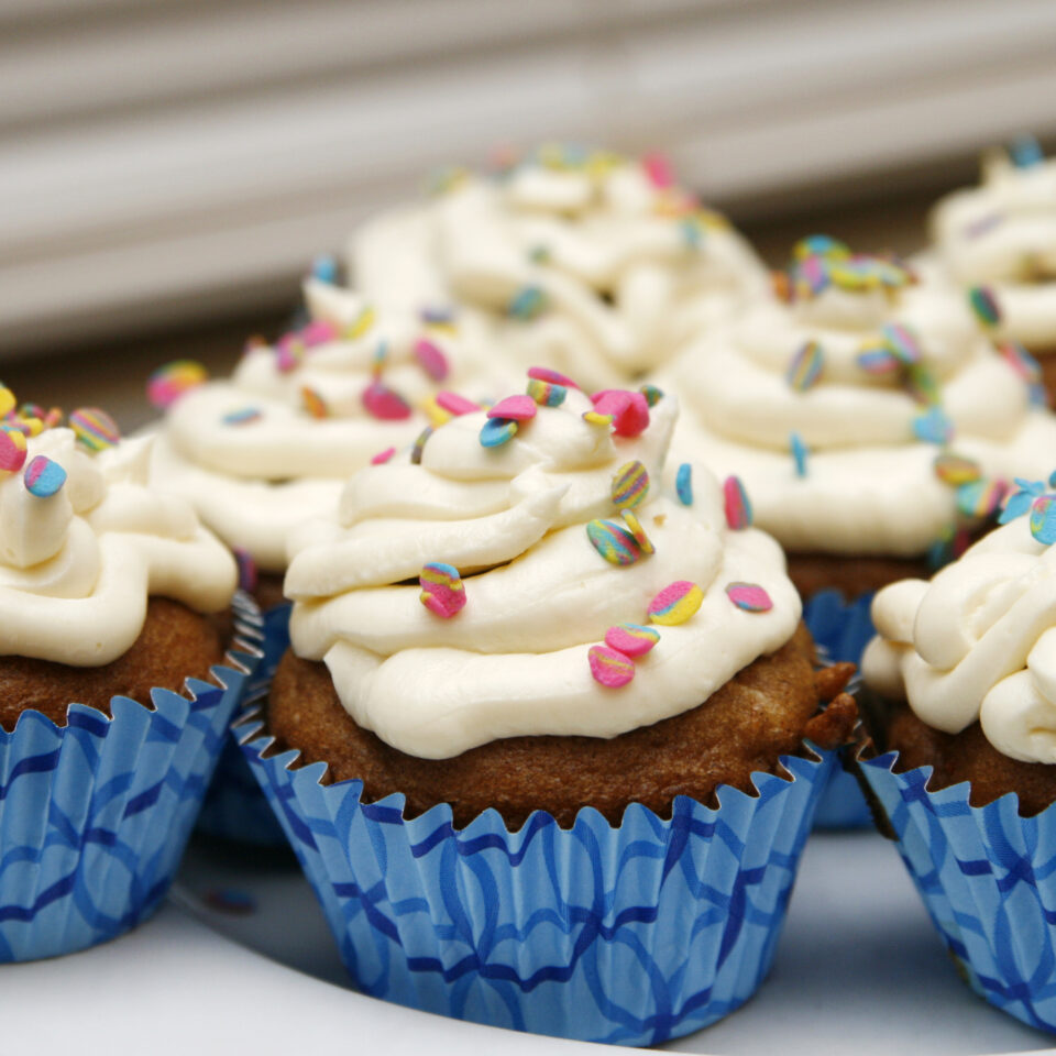 Carrot Cupcakes with Cream Cheese Frosting | Sarah's Cucina Bella
