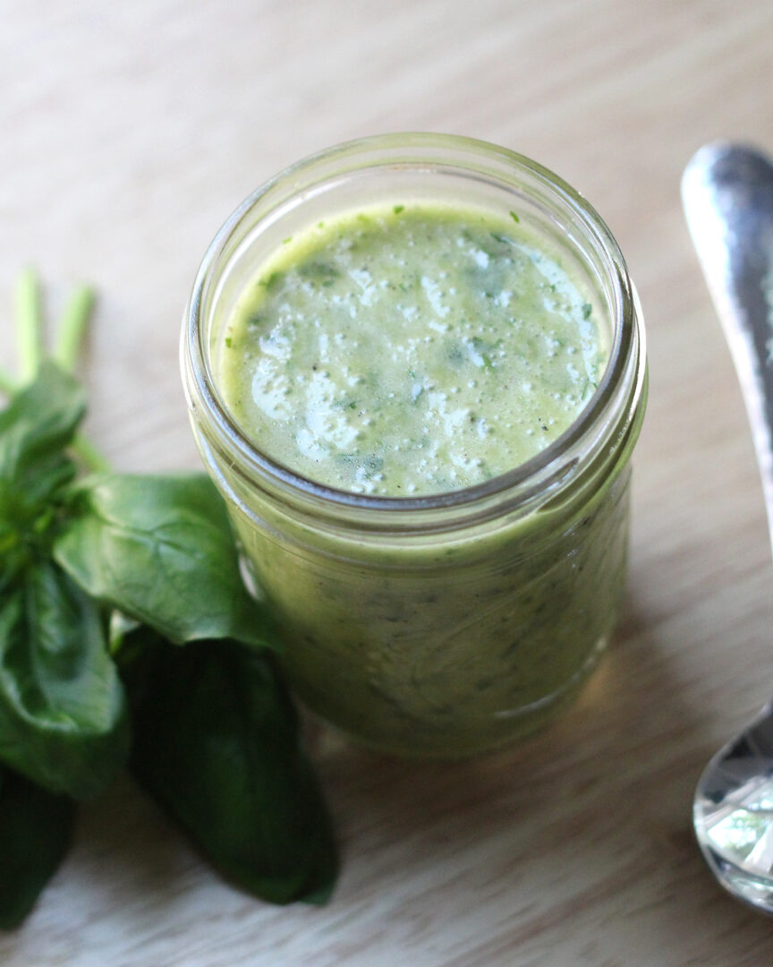 Fresh Basil Vinaigrette Recipe | Sarah's Cucina Bella
