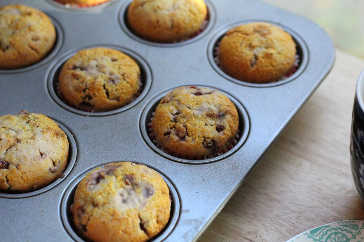 Pomegranate Pecan Muffins | Sarah's Cucina Bella